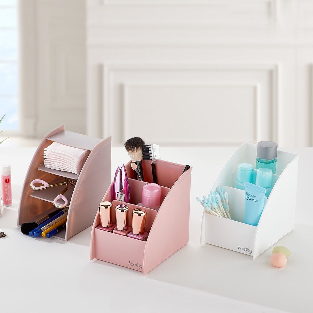 Smink rendszerező, fehér, műanyag - GREASE9 - ️ Időtálló design ...